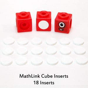 Numberblock Snap / Mathlink Cube Inserts, Increases Sticker Robustness ...