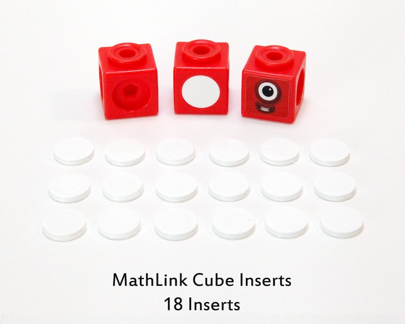 Numberblock Snap / Mathlink Cube Inserts, Increases Sticker Robustness ...