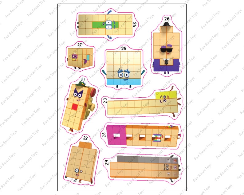 Magnetic Numberblocks Set 0 1000000 Waterproof Dry - Etsy