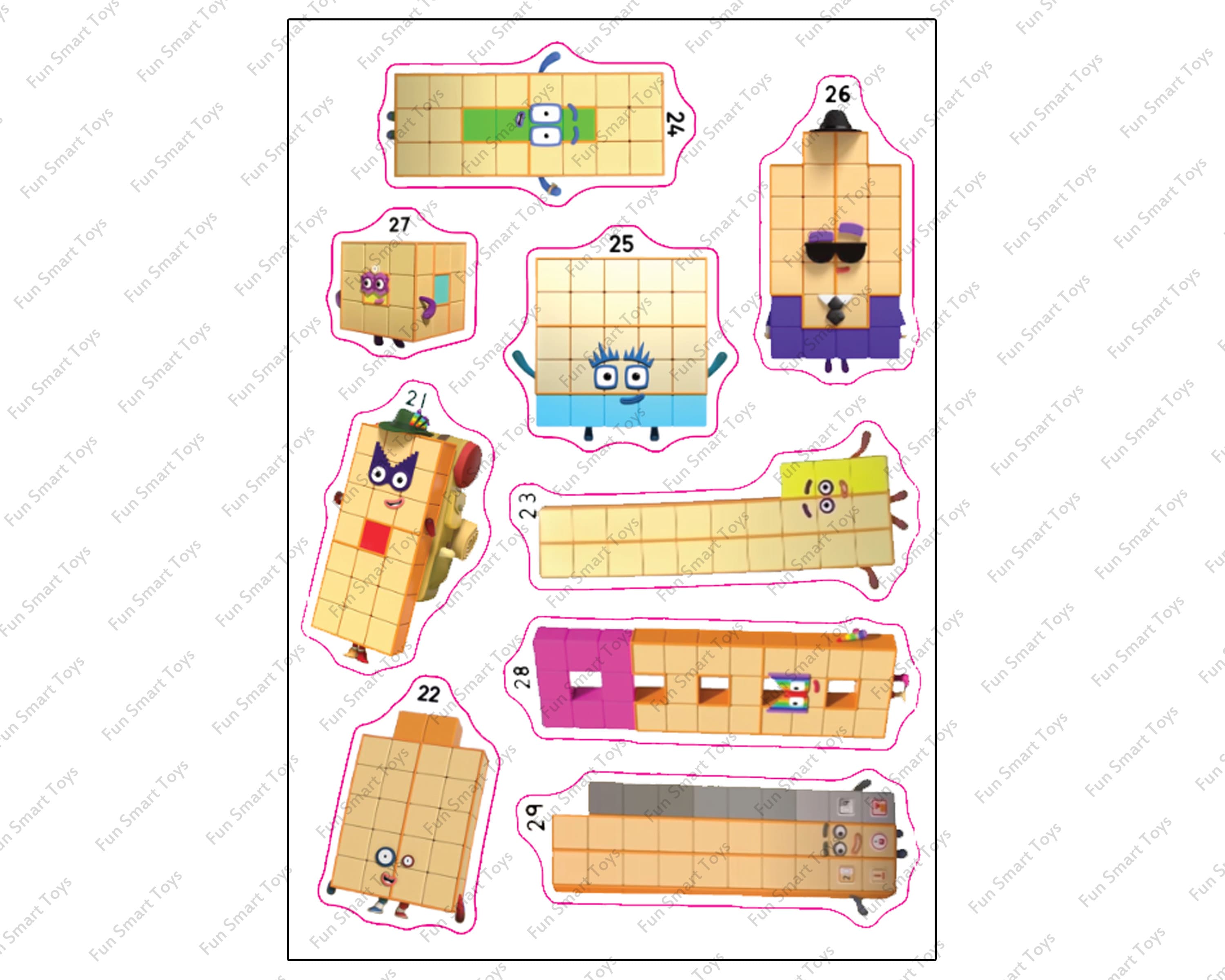 Magnetic Numberblocks Set, 0 - 1,000,000, Waterproof, Dry Erase Safe ...