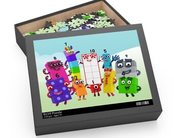 Numberblocks Jigsaw - Etsy