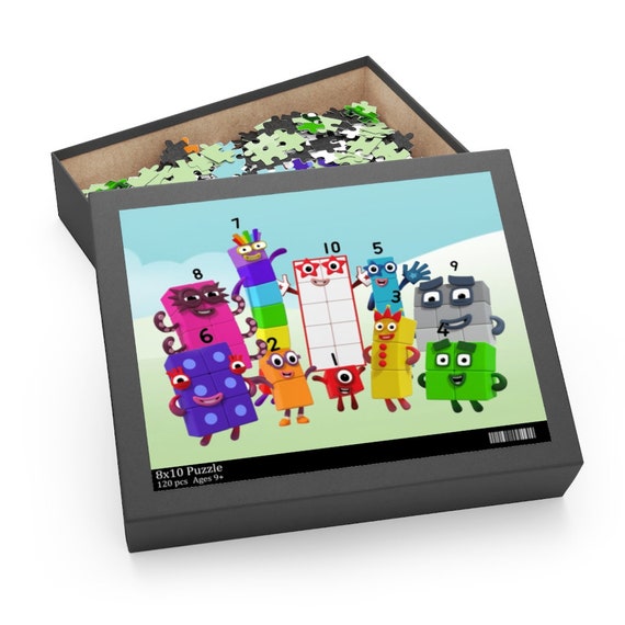 Numberblocks Puzzle One 1 Through Ten 10 120 252 - Etsy