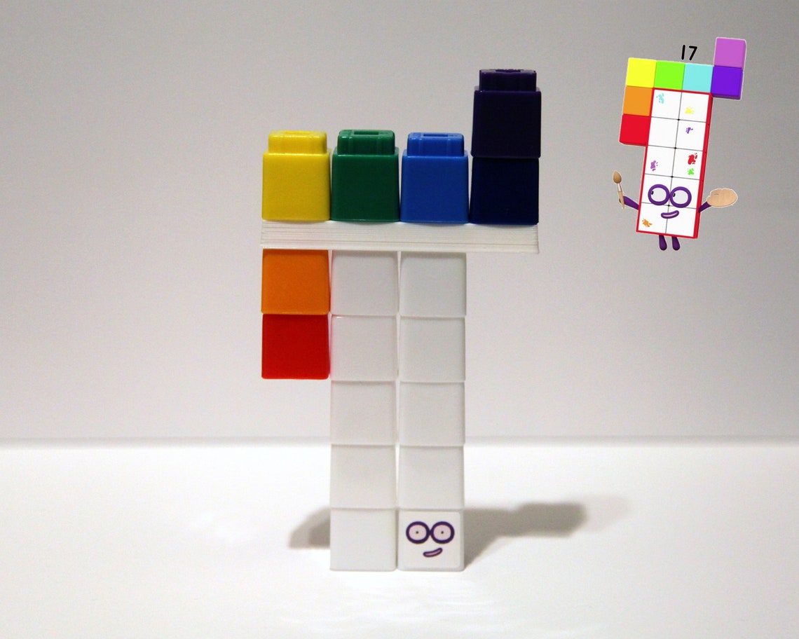 Numberblocks 16 20 Stackable Waterproof and with Custom | Etsy