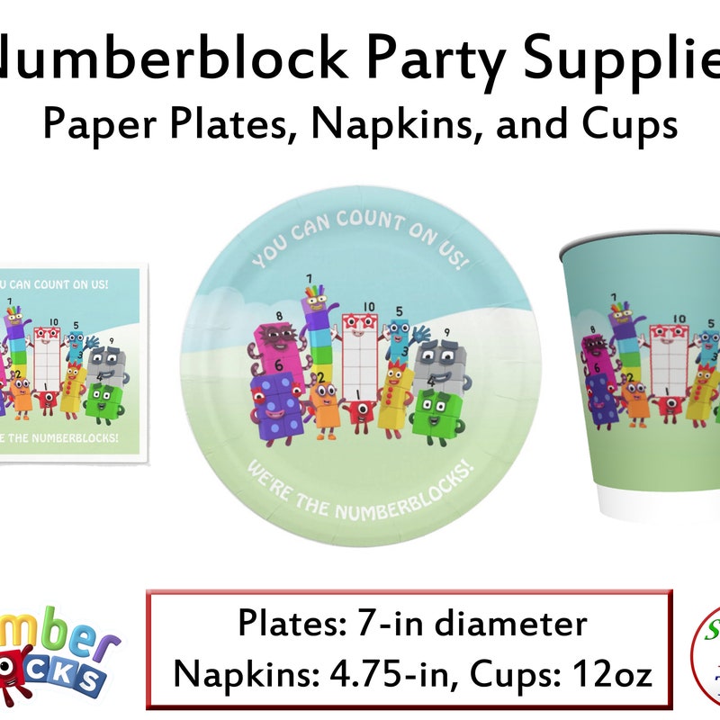 Numberblocks Paper - Etsy