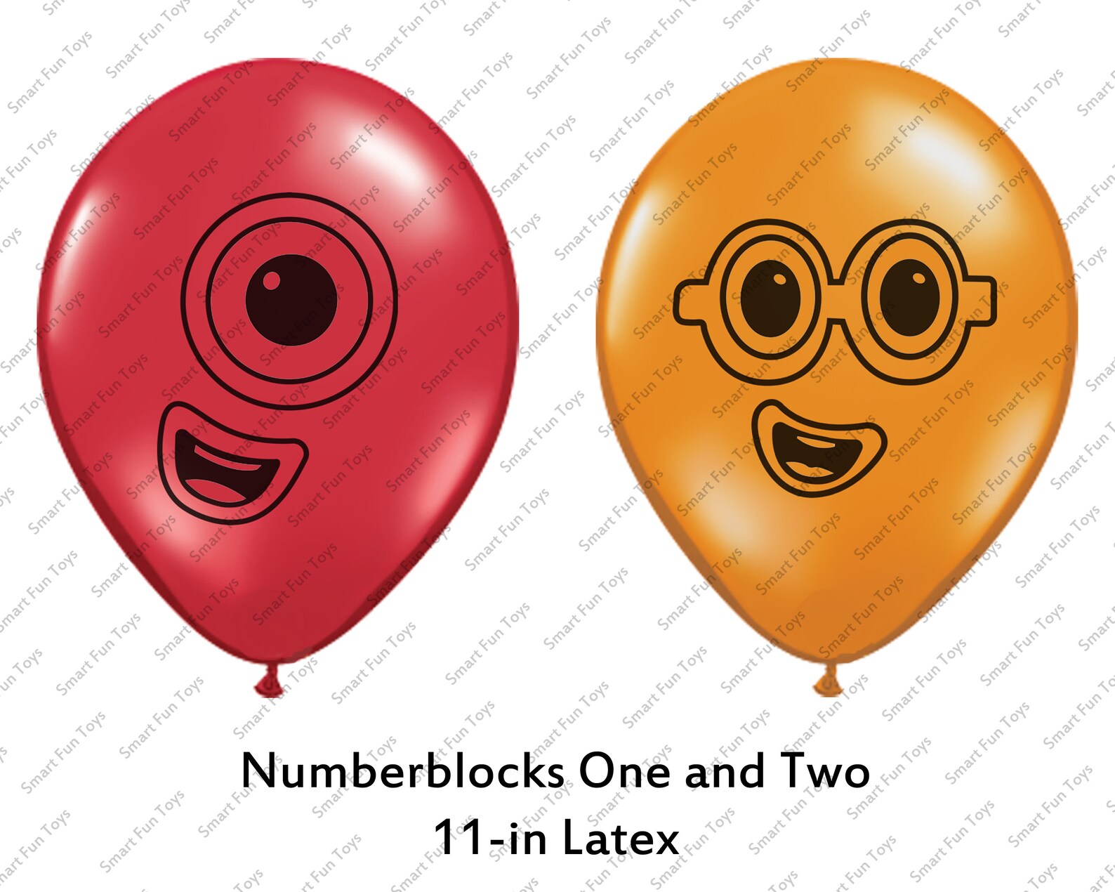Numberblocks Balloons 13-in Mylar of One Through 10 11-in - Etsy