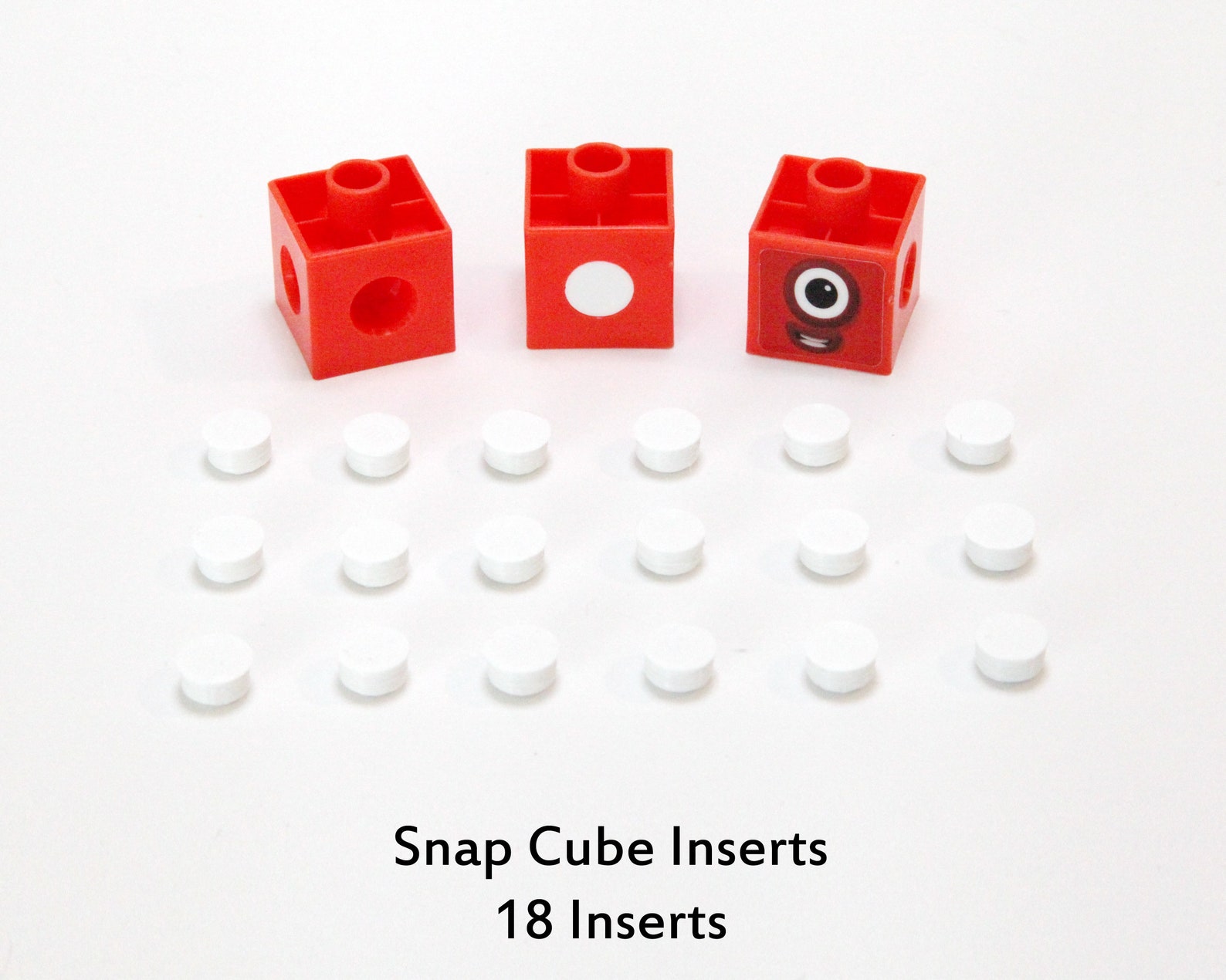 Numberblock Snap / Mathlink Cube Inserts, Increases Sticker Robustness ...