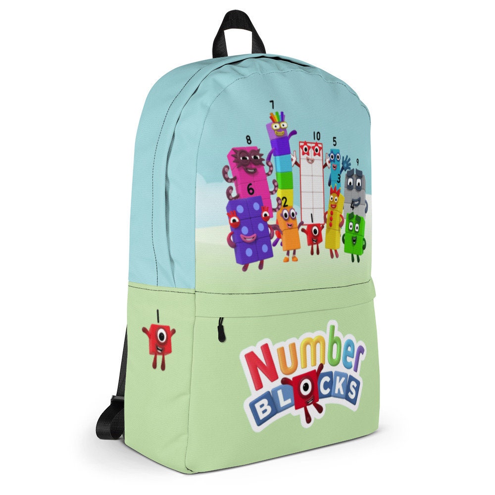 Numberblocks Backpack Characters One Through Ten - Etsy Canada