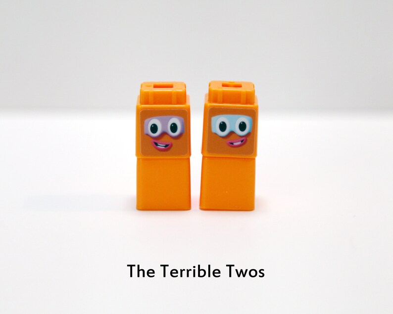 Numberblock Characters: Terrible Twos the Three Threes the - Etsy