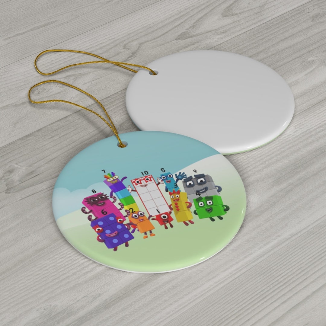 Numberblocks Ceramic Ornament Characters 1 Through 10 Four - Etsy Australia