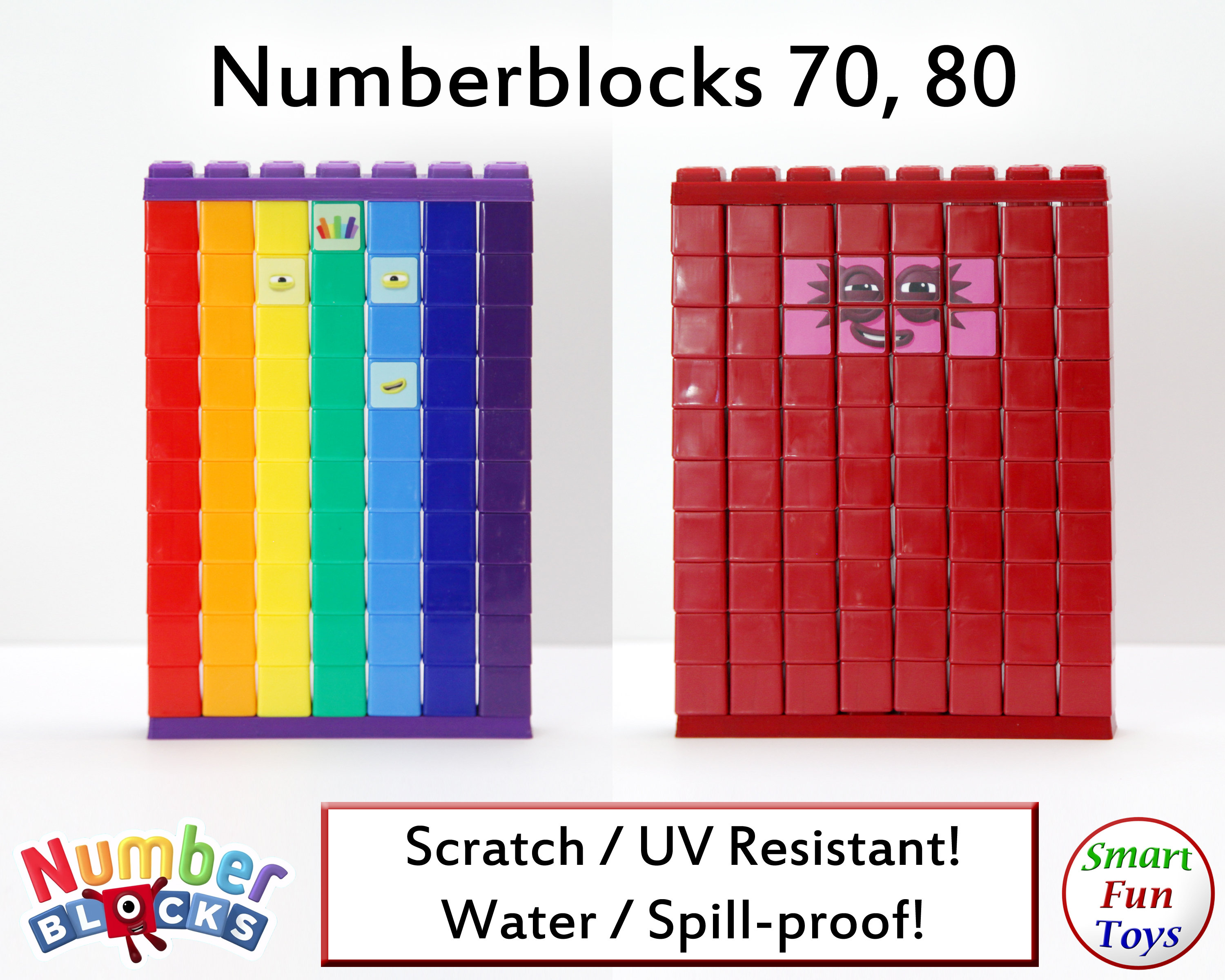 Numberblocks 70 80 wasserdicht Kratzer / UV-beständig | Etsy