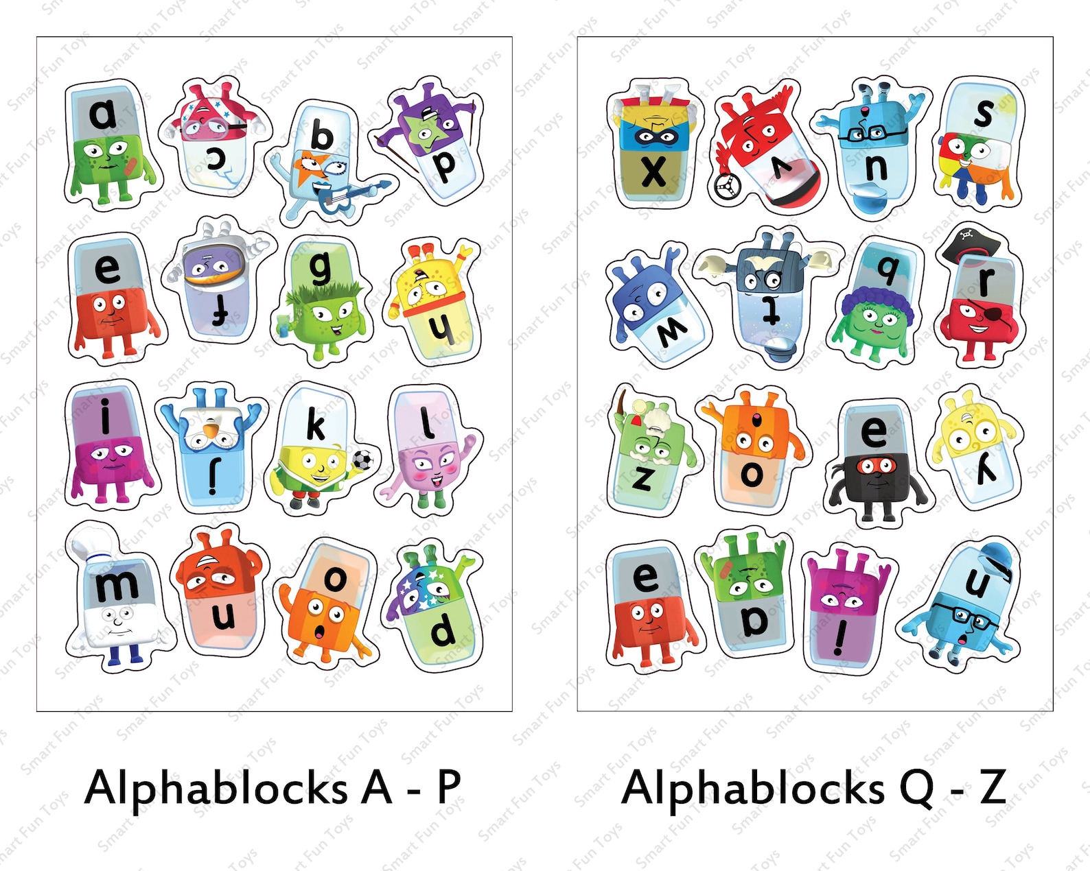 Magnetic Alphablock Set A Z Plus Extra Vowels and Silent E - Etsy
