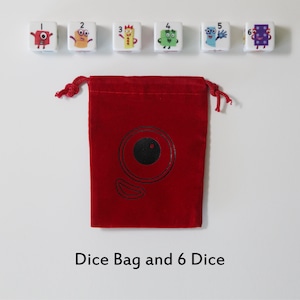 Numberblocks Dice, Full Color Characters 1 - 6, Use With Your Favorite ...