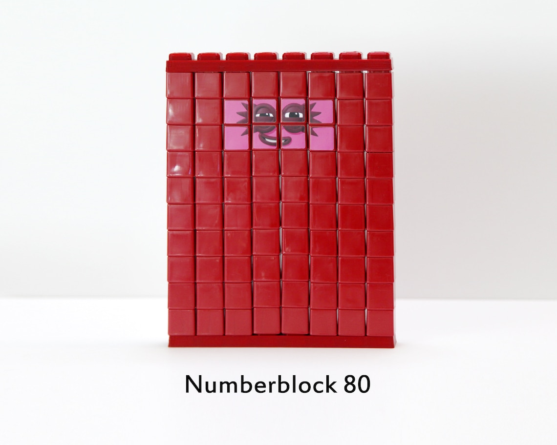 Numberblocks 70 80 Imperméable à leau Scratch / UV | Etsy