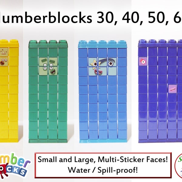 Numberblocks 21 30 - Etsy