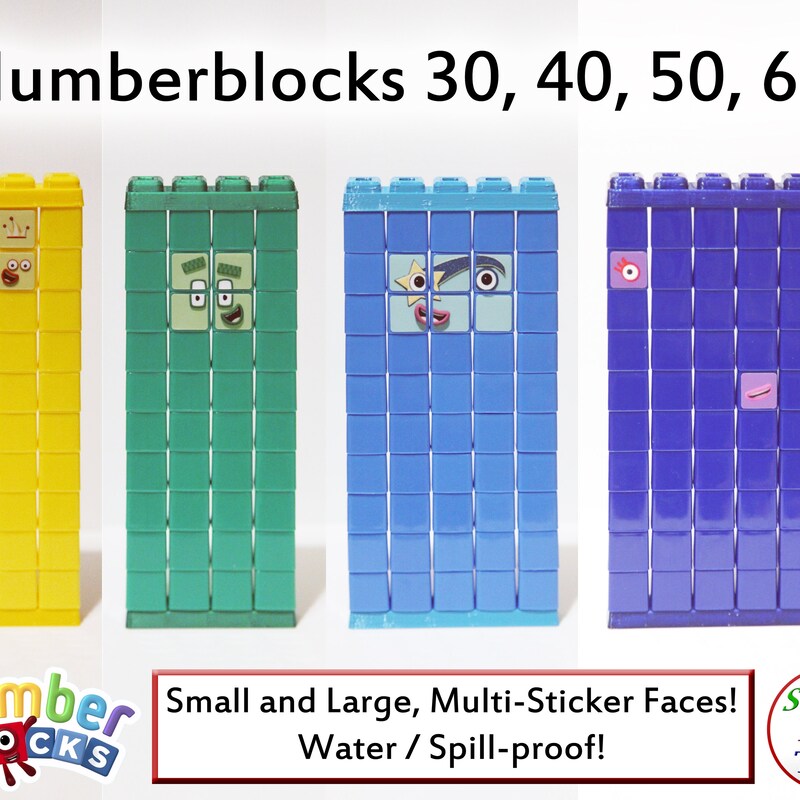Number Blocks 31 40 - Etsy