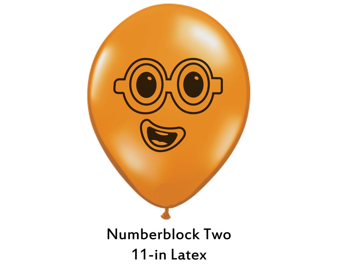 Numberblocks Balloons 13 en Mylar de One a 10 11-in Latex de | Etsy