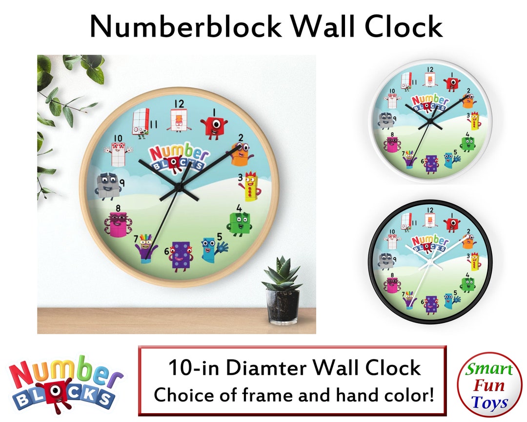 Numberblocks Wall Clock - Etsy Canada