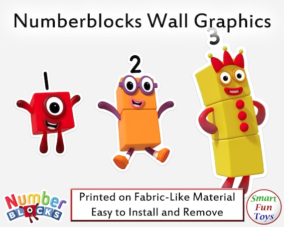 Numberblocks Wall Graphics - Etsy
