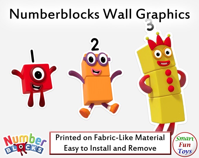 Numberblocks Wall Graphics - Etsy