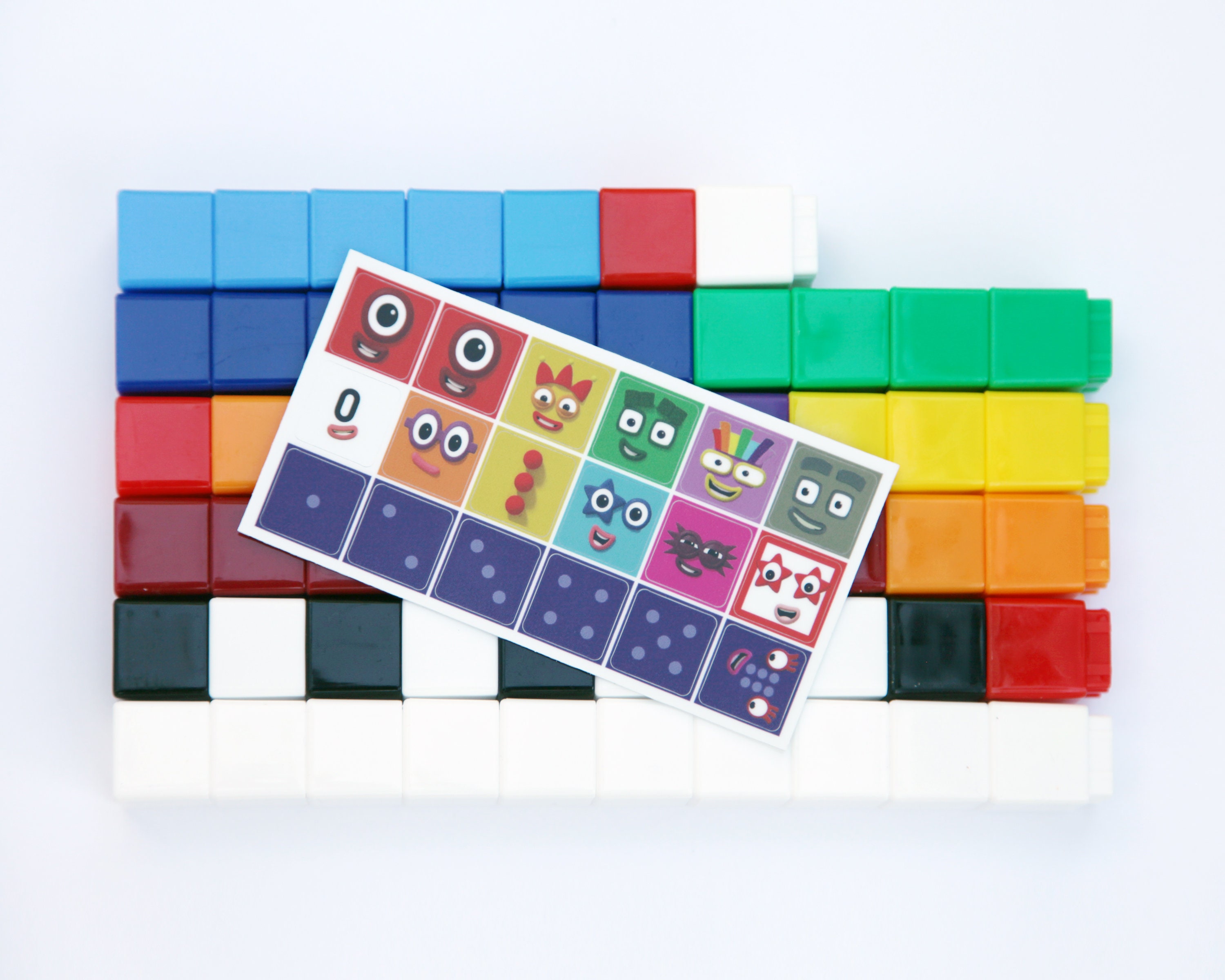 Numberblocks 0 10 Waterproof Scratch / UV Resistant - Etsy Hong Kong