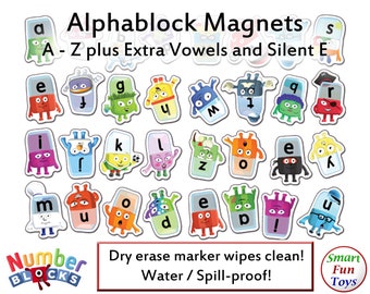 Alphablocks plush - Etsy Nederland