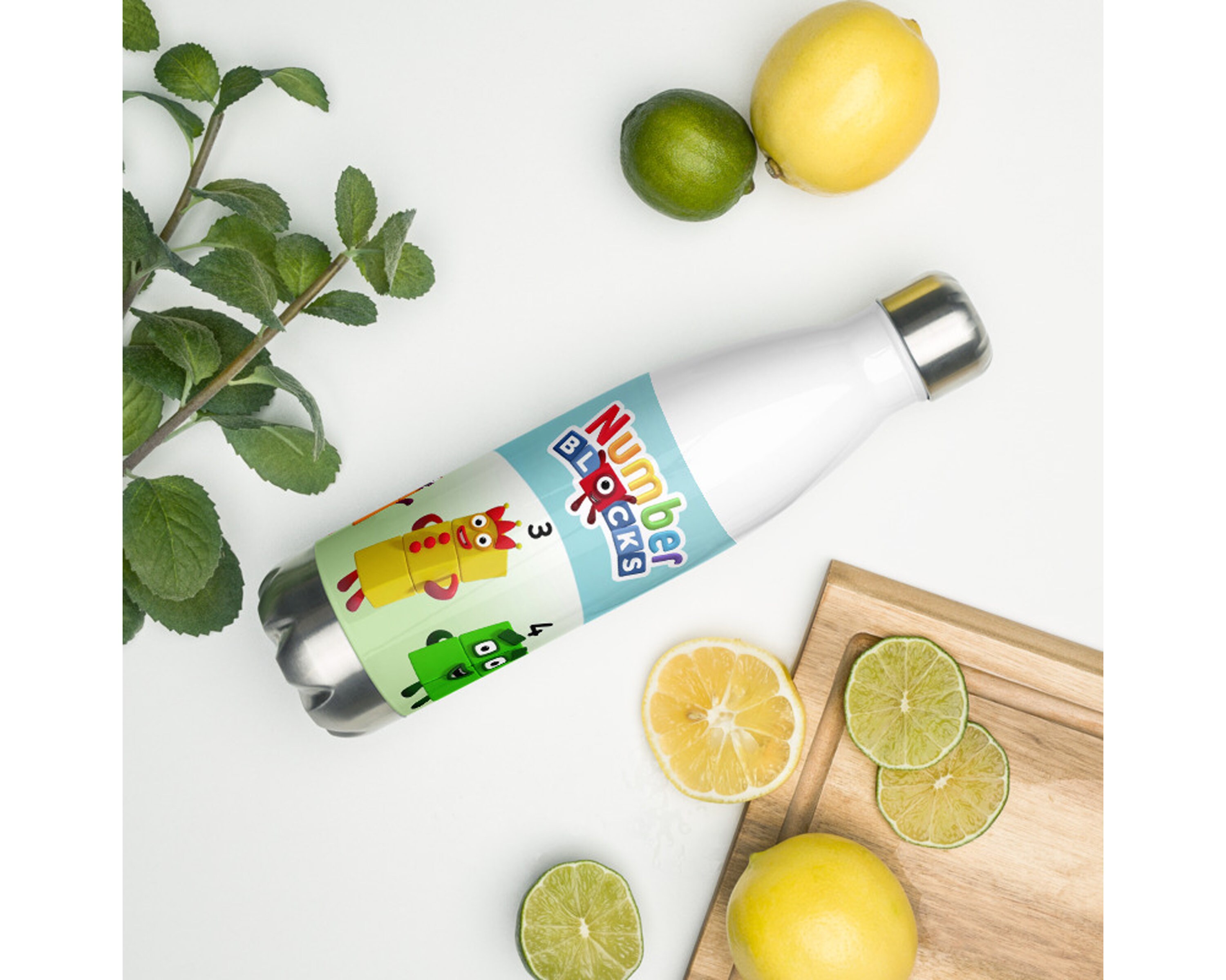 Numberblock One 1 Through Five 5 Stainless Steel Water | Etsy