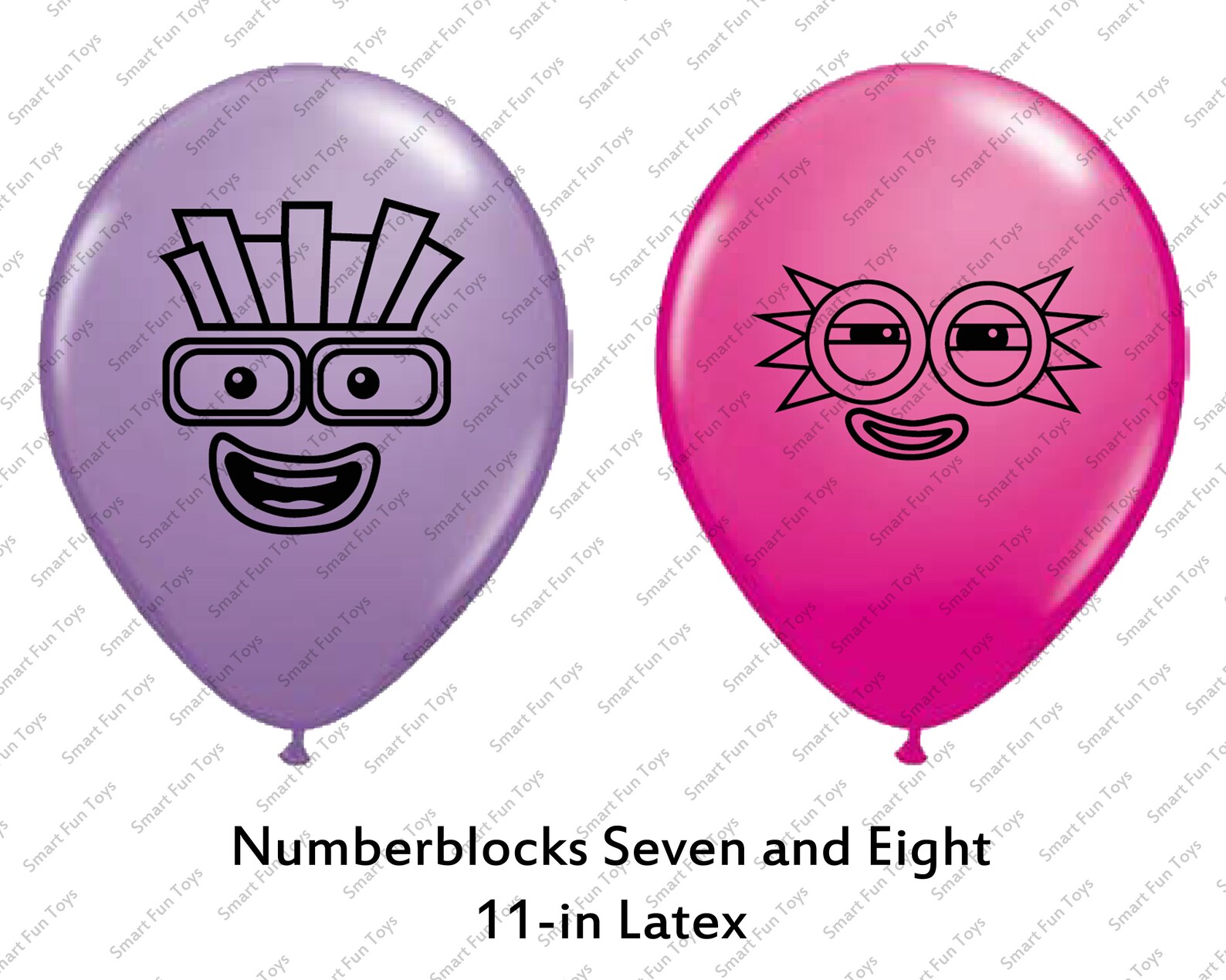 Numberblocks Balloons 13-in Mylar of One Through 10 11-in - Etsy UK