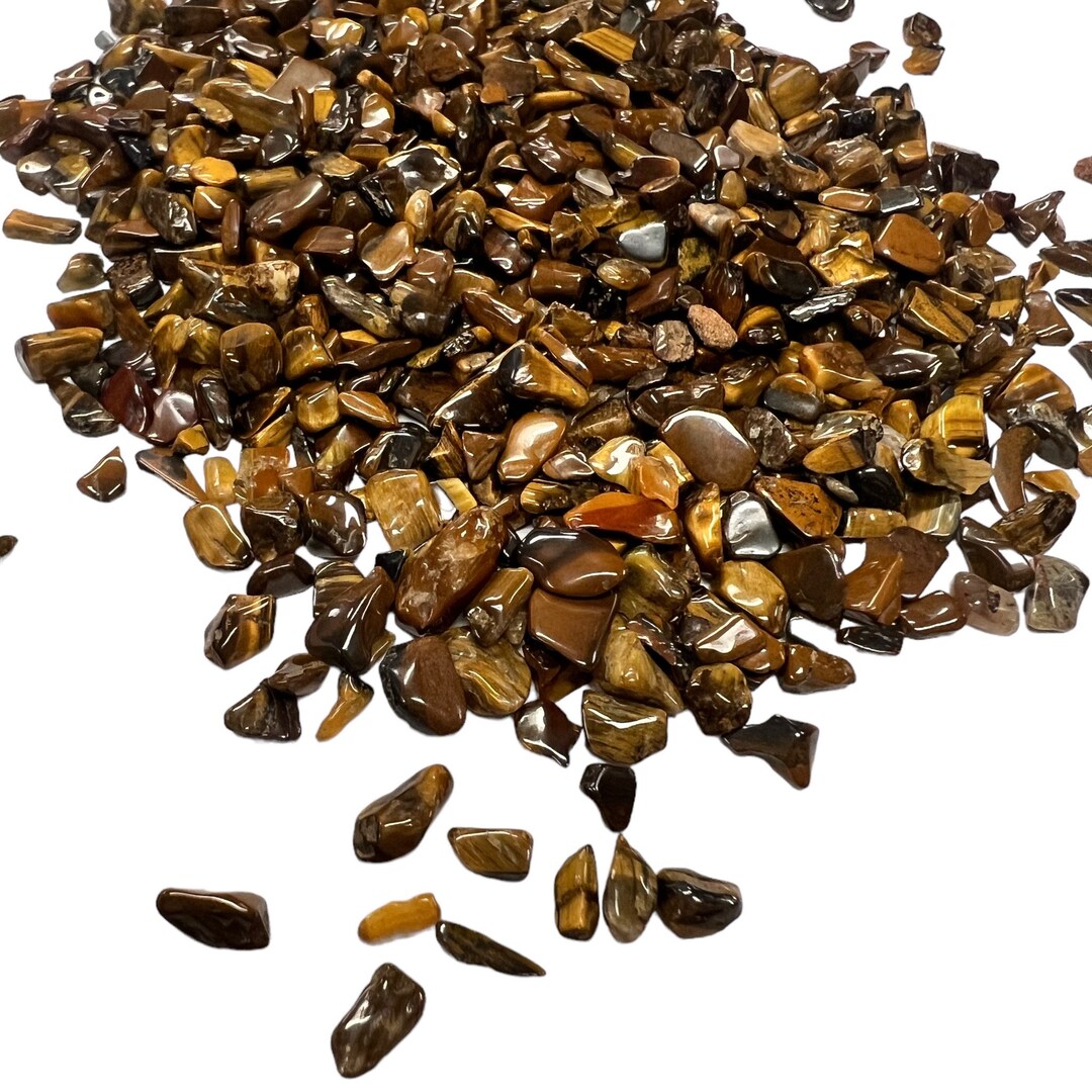 Tiger's Eye Chips 1oz, 1/2 Lb, 1 Lb - Etsy