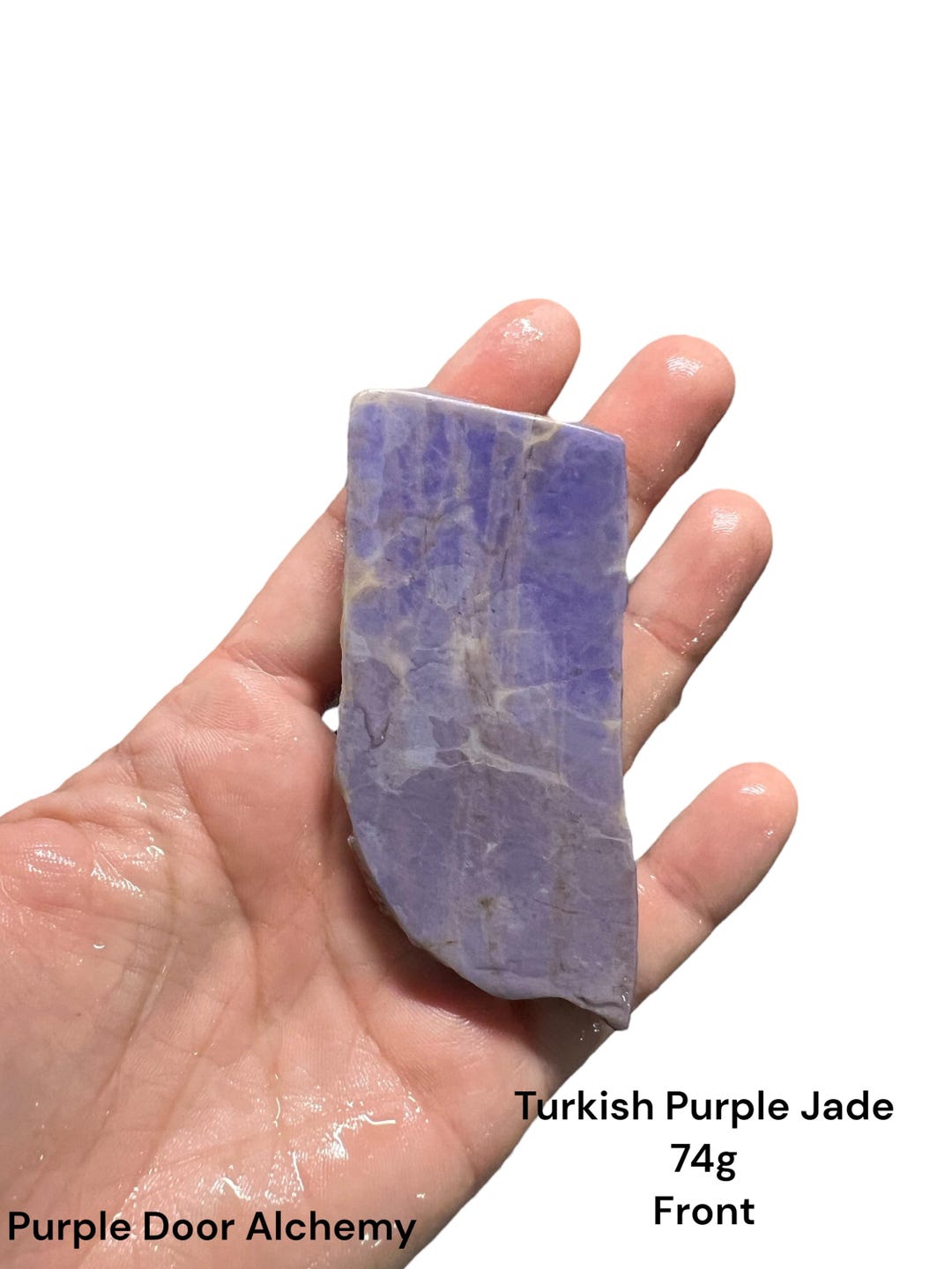 Turkish Purple Jade Slab 74g for Lapidary, Cabochon Making, Mineral ...
