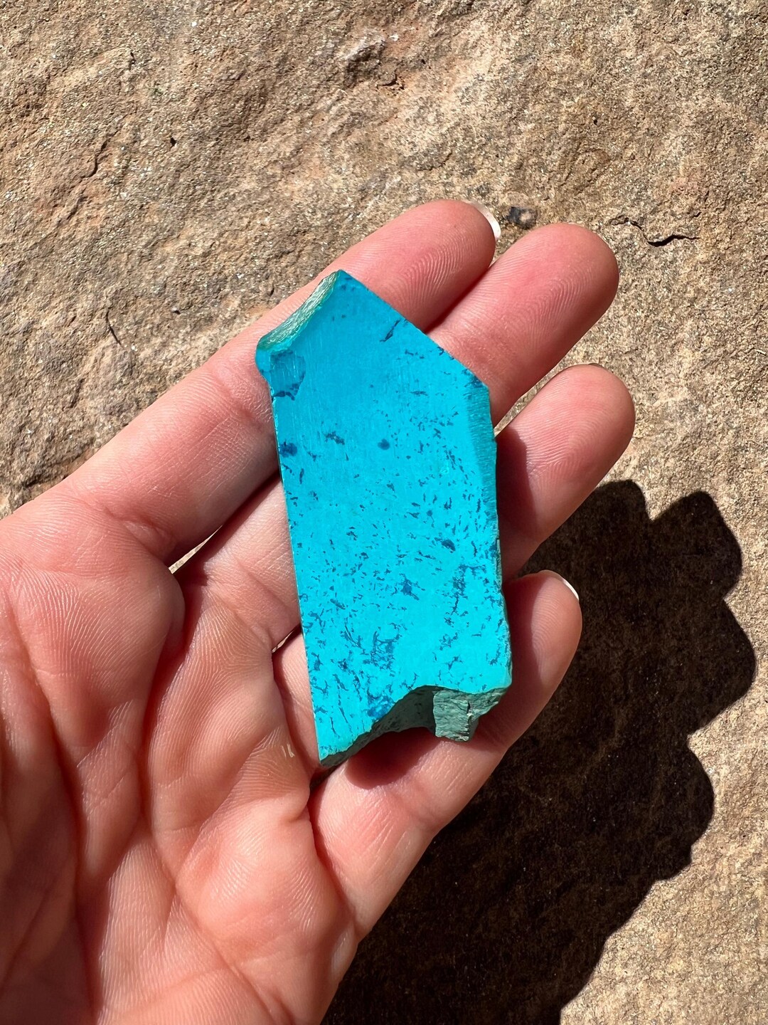 Namibian Chrysocolla Slab 29g for Lapidary, Mineral Collections - Etsy