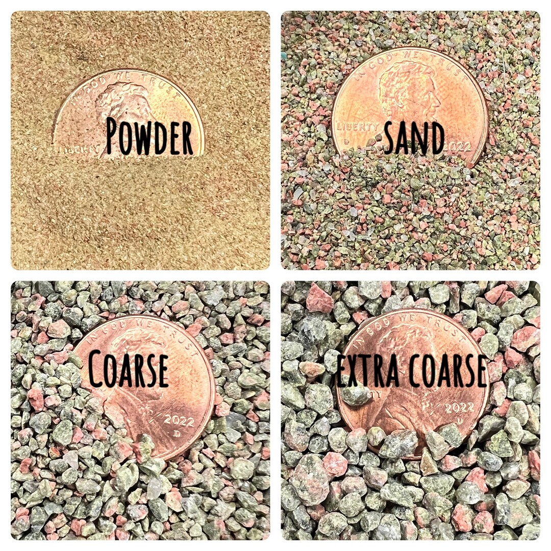 Crushed Unakite Powder, Sand, Coarse, Extra Coarse - Etsy