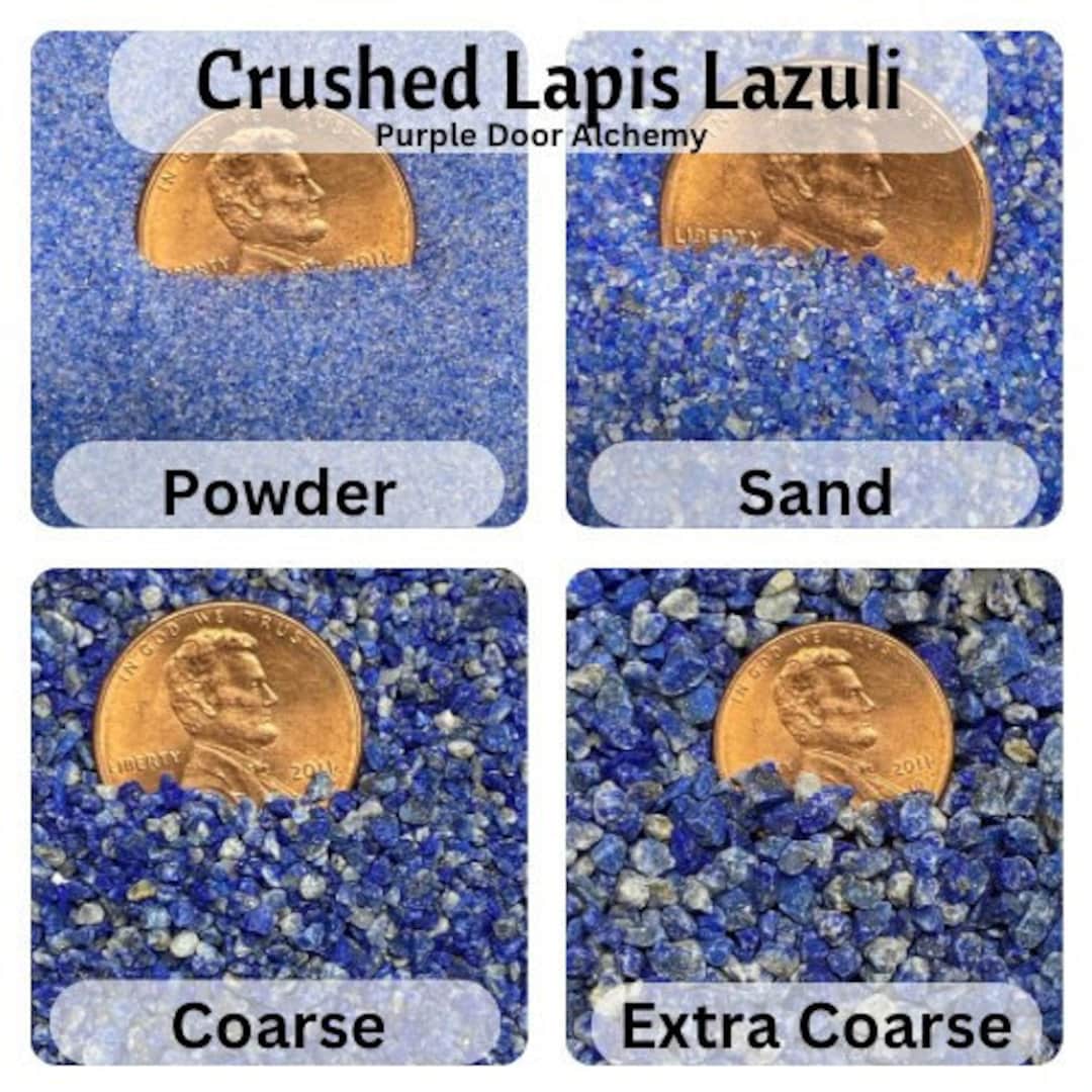 Crushed Lapis Lazuli Powder, Sand, Coarse, Extra Coarse - Etsy