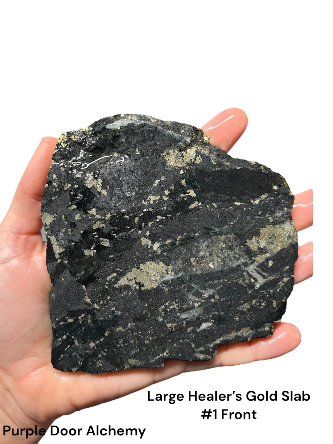 Large Healer's Gold Slabs for Lapidary, Cabochon Making, Mineral ...