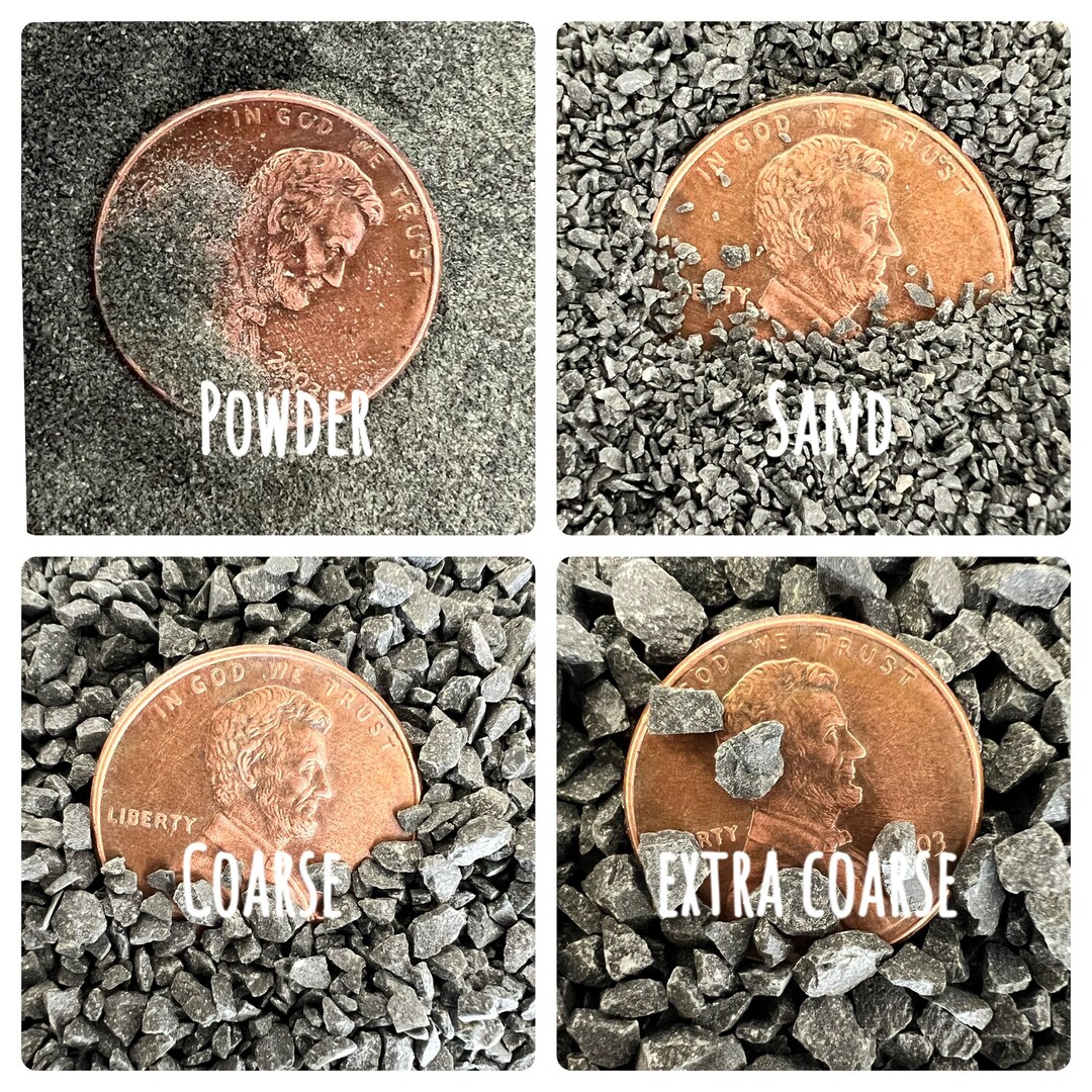 Crushed Black Jade Powder, Sand, Coarse, Extra Coarse - Etsy