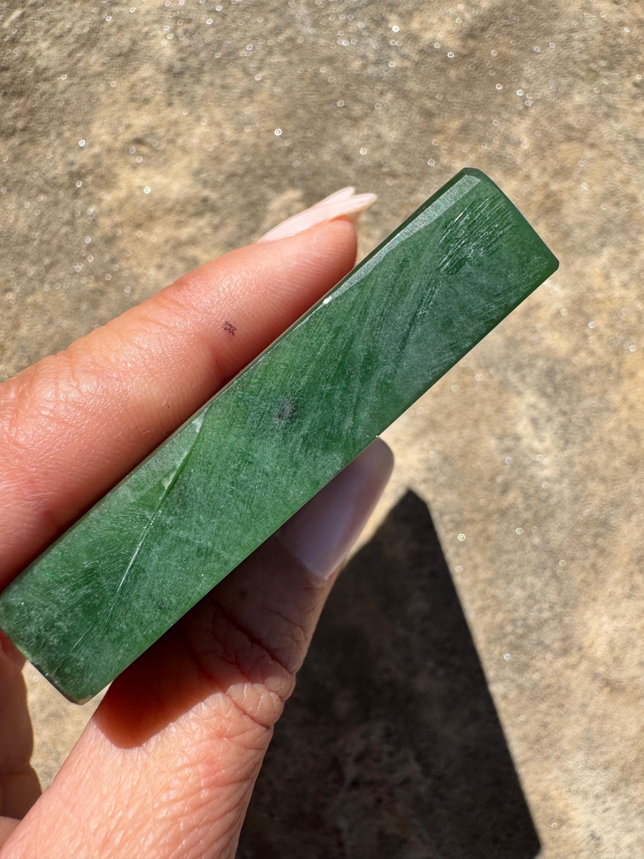 Canadian Nephrite Jade Slab 147g for Lapidary, Mineral Collections - Etsy