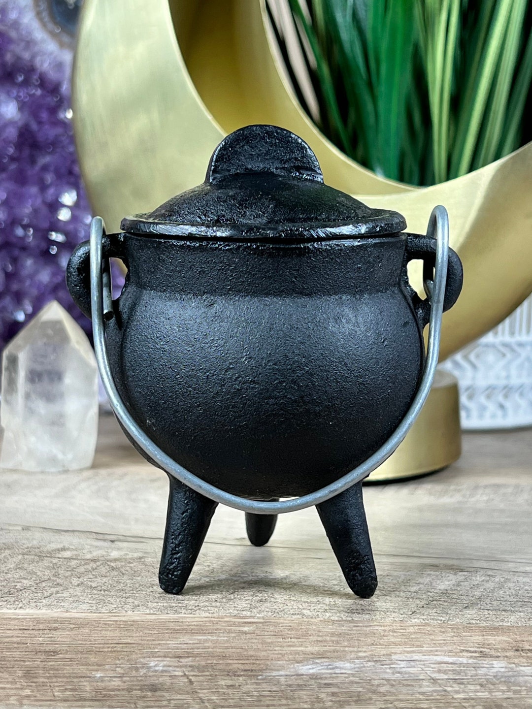 Black Cauldron, Cast Iron, 2.75 In. Incense Burner, Potions - Etsy
