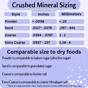 Crushed Black Tourmaline Powder, Sand, Coarse, Extra Coarse, Jewelry ...