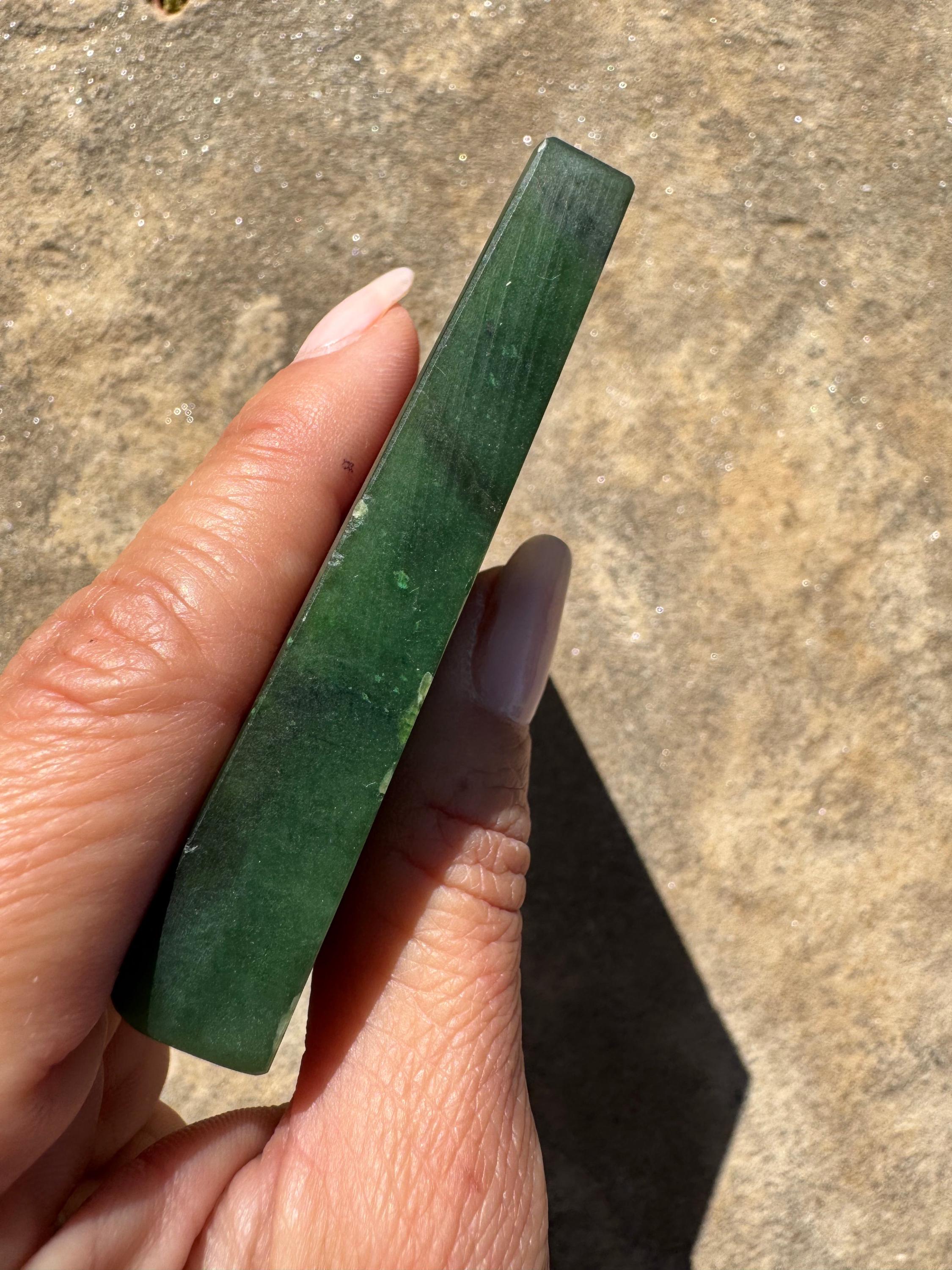Canadian Nephrite Jade Slab 147g for Lapidary, Mineral Collections - Etsy