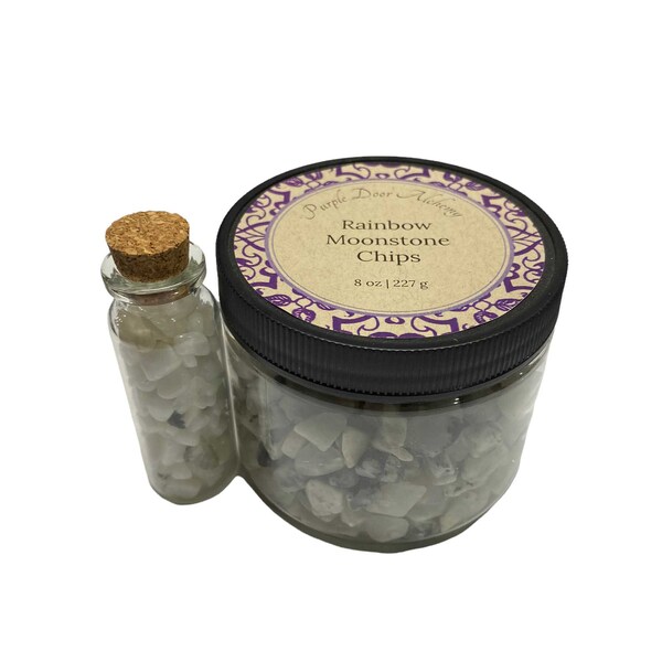 Moonstone Chips - Etsy