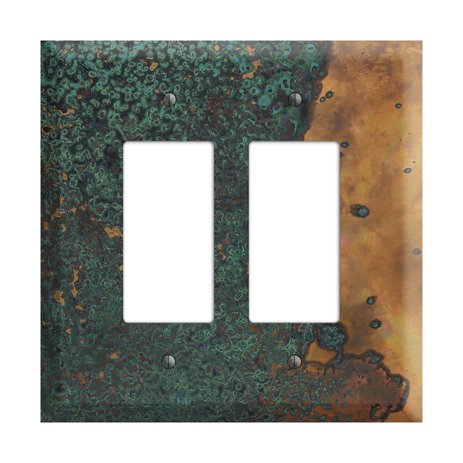 Green Patina Printed Switch Plate Cover Outlet Cover - Etsy