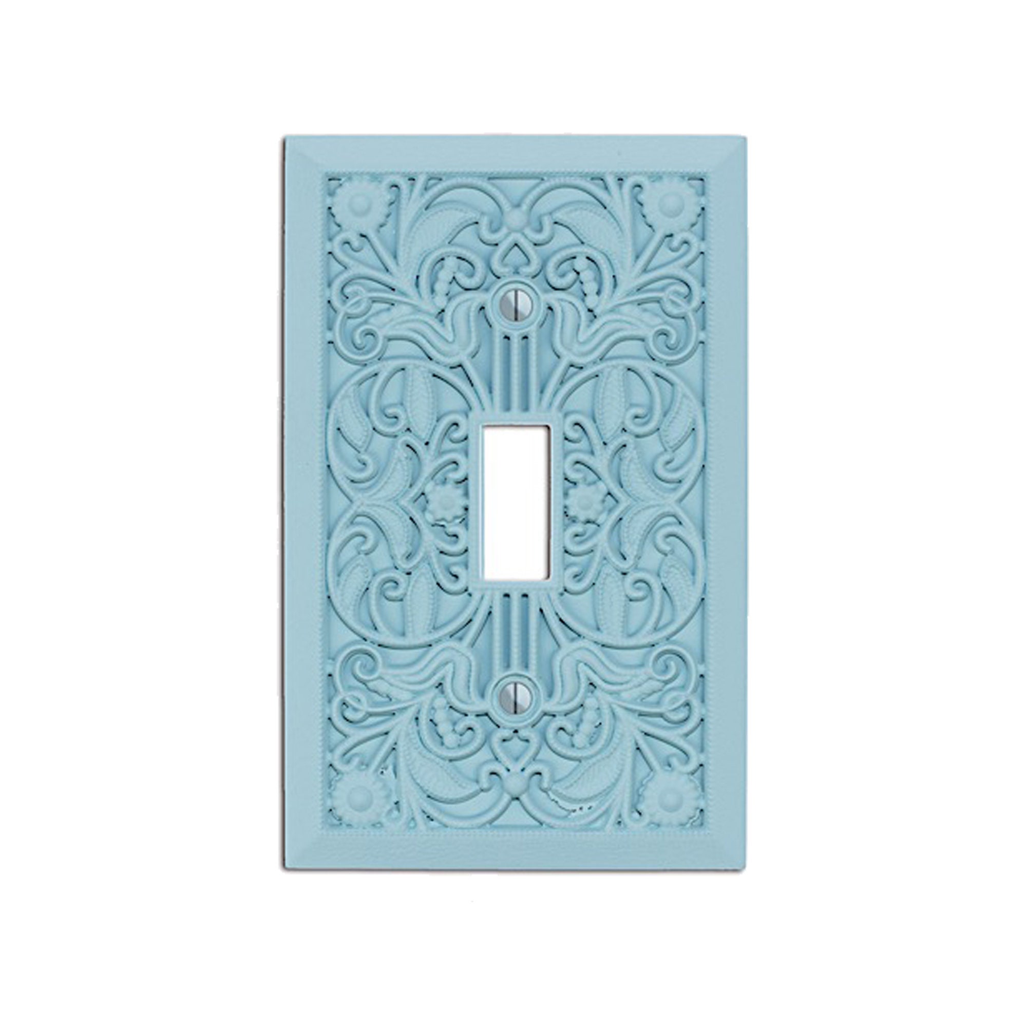 Filigree - Switch Plate and Outlet Cover, Lightswitch Cover - Blue Sky ...