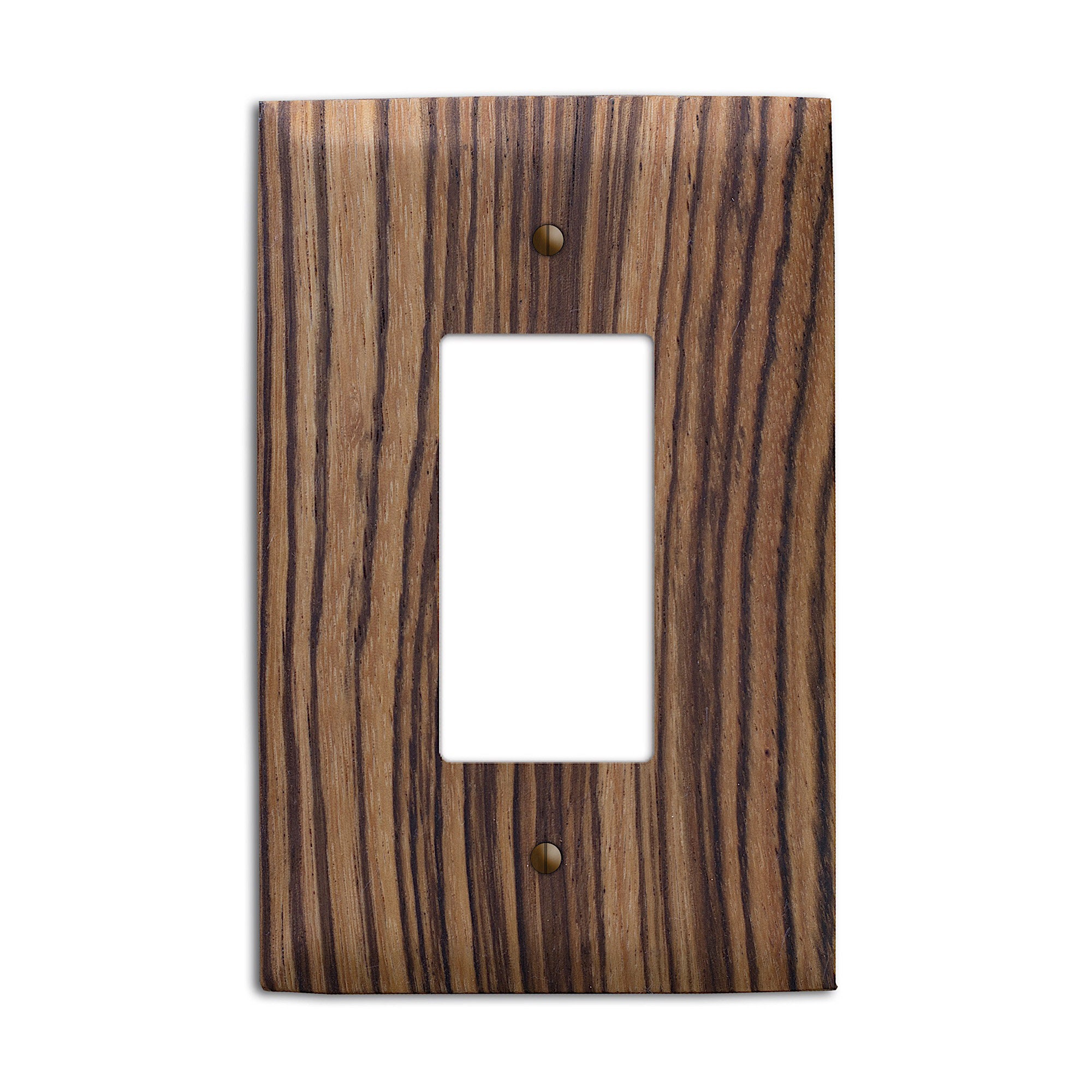 Zebrawood - Switch Plate Cover, Outlet Cover, Lightswitch Cover -exotic ...