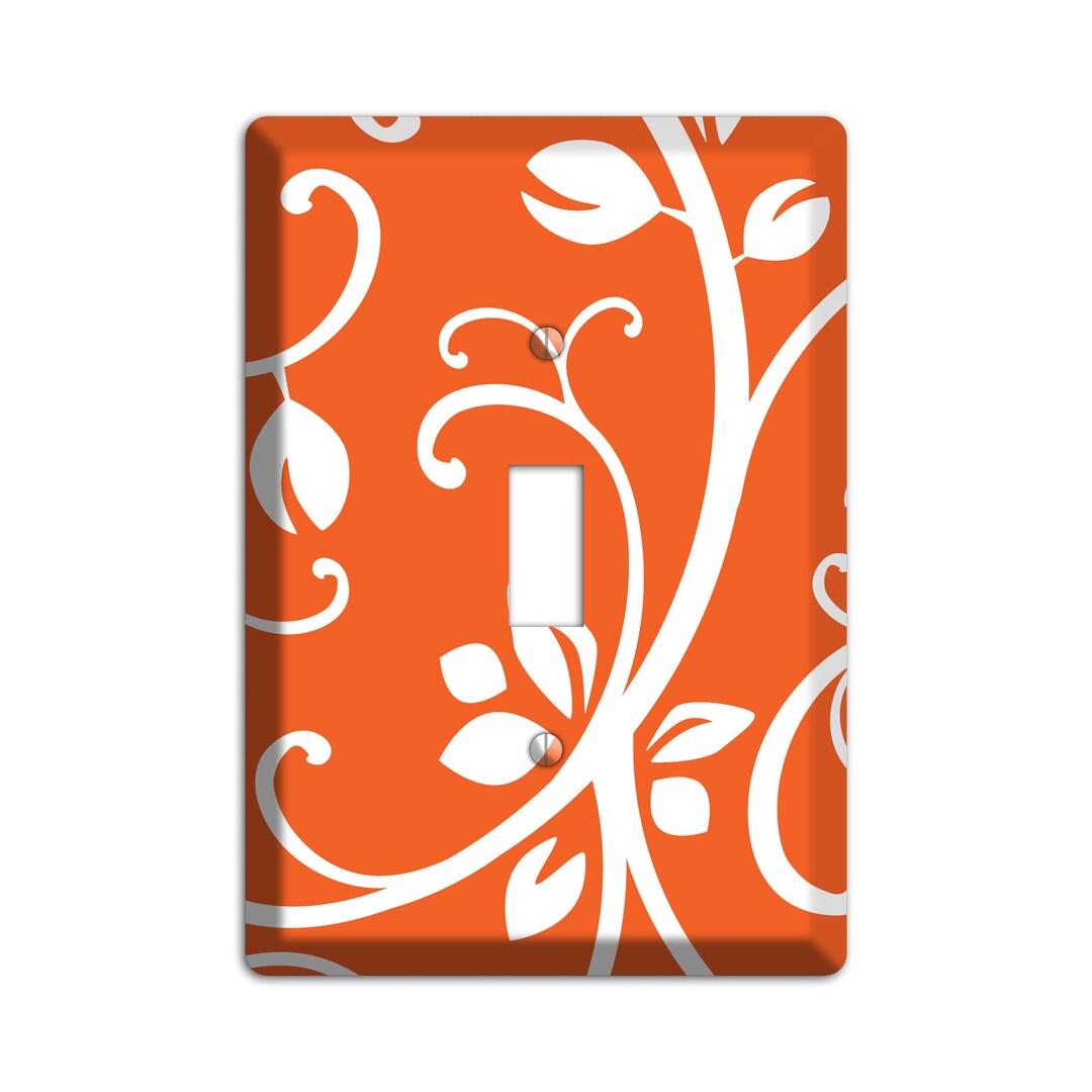 Red Bud Sprig Light Switch Cover and Outlet Covers, Home Decor, Wall ...