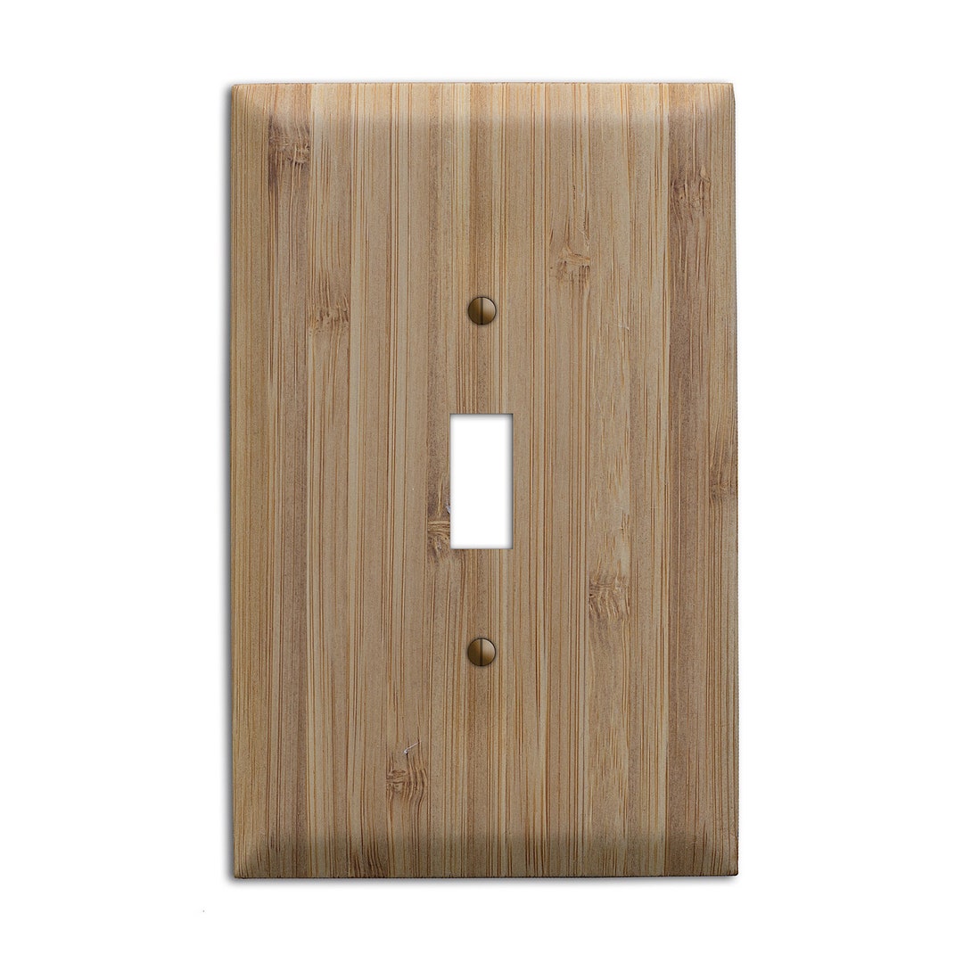 Carmel Bamboo - Switch Plate Cover, Outlet Cover, Lightswitch Cover ...