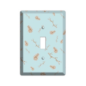 Pinecone Switchplates - Etsy