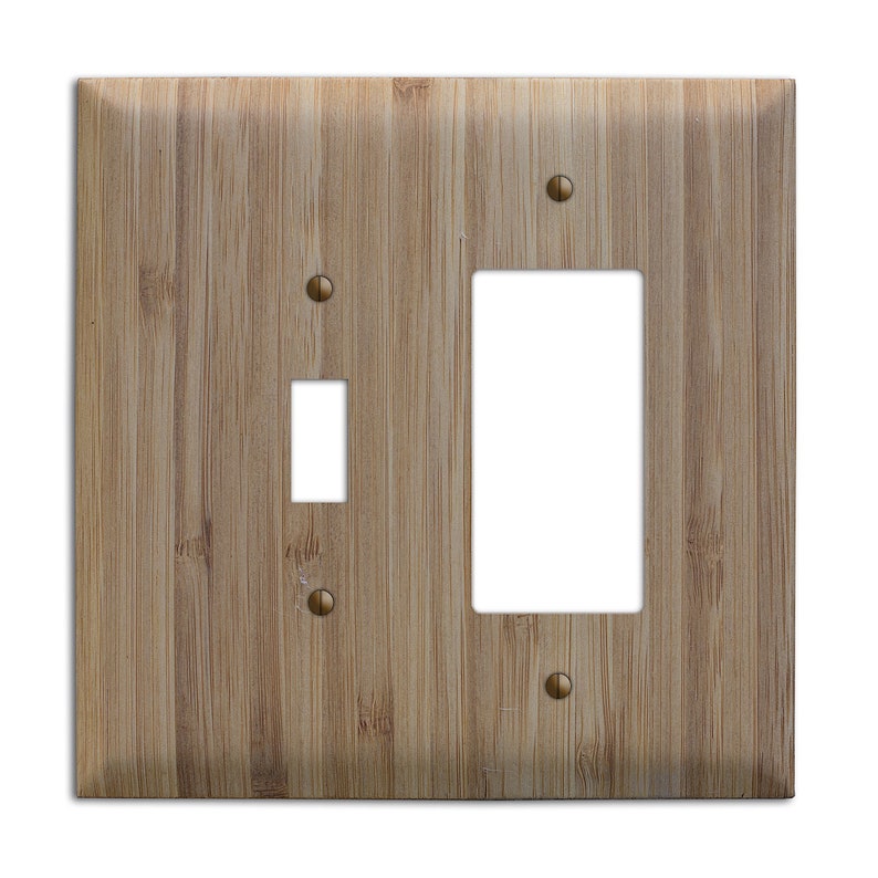 Carmel Bamboo Switch Plate Cover Outlet Cover Lightswitch - Etsy