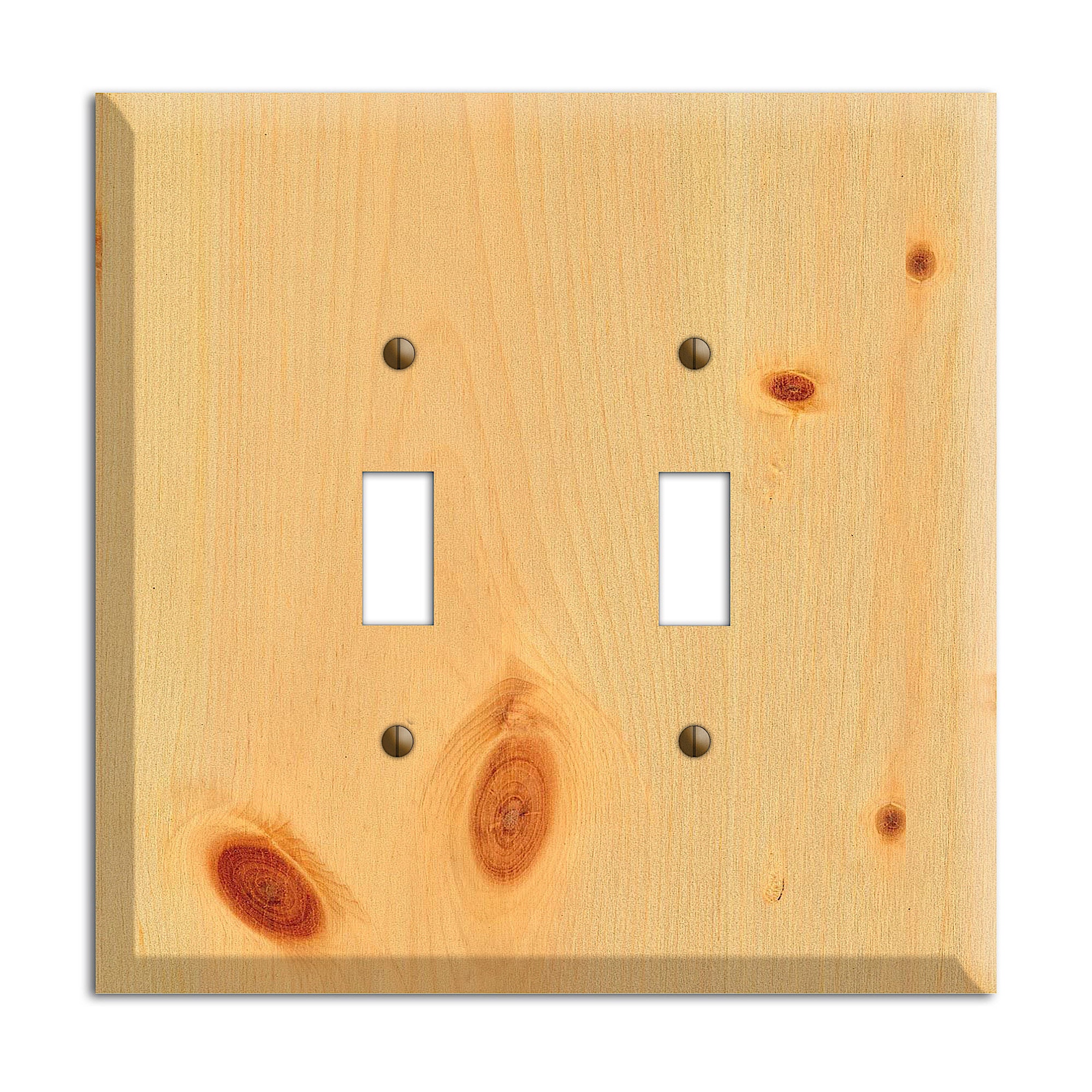Pine Wood - Switch Plate Cover, Outlet Cover, Lightswitch Cover -wood ...