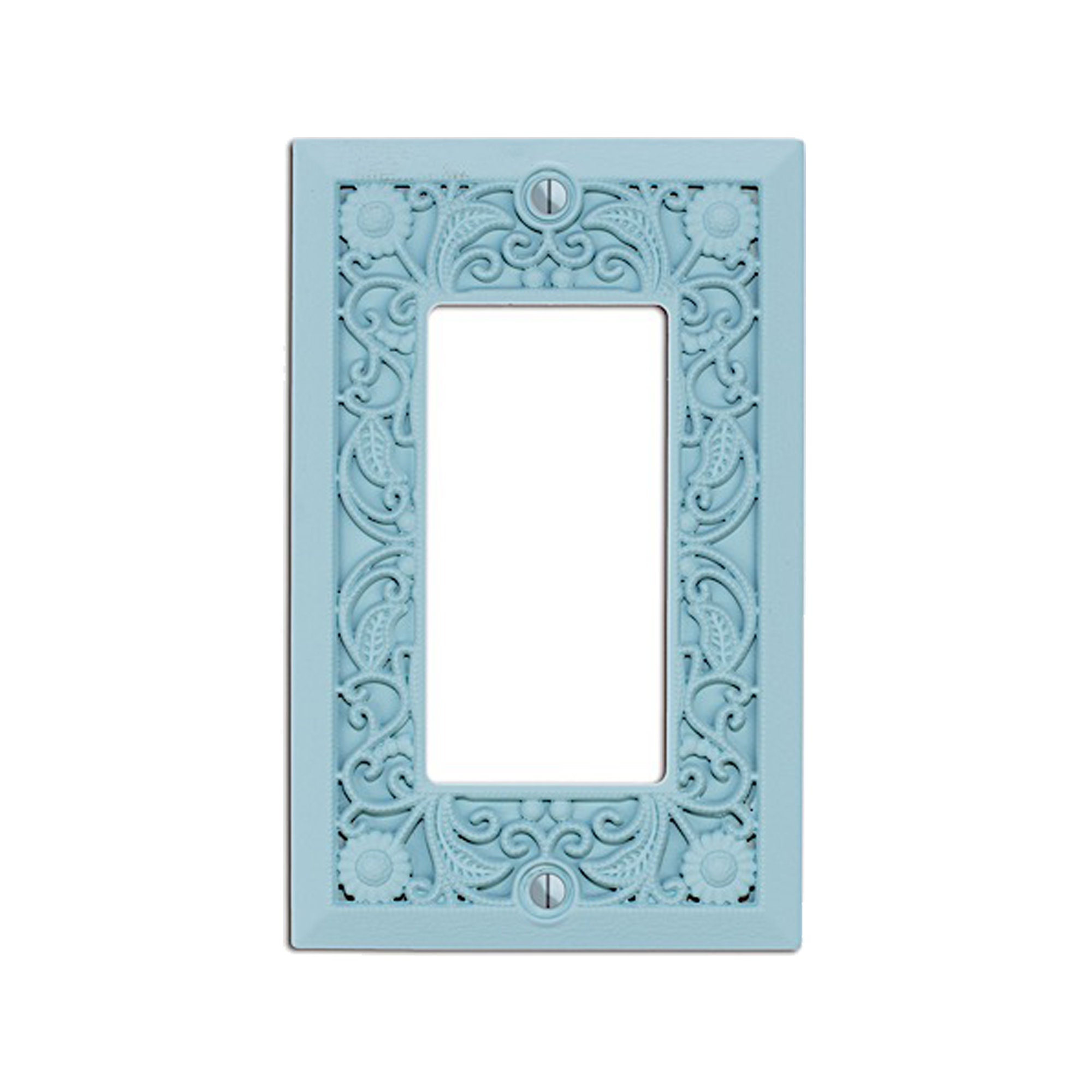 Filigree - Switch Plate and Outlet Cover, Lightswitch Cover - Blue Sky ...