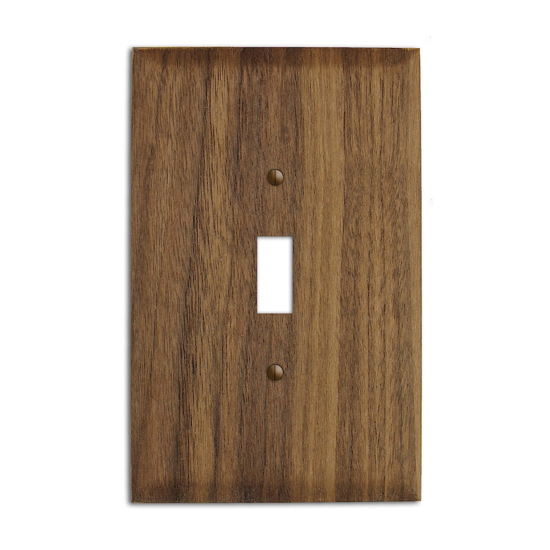 Walnut Lightswitch Plates - Etsy