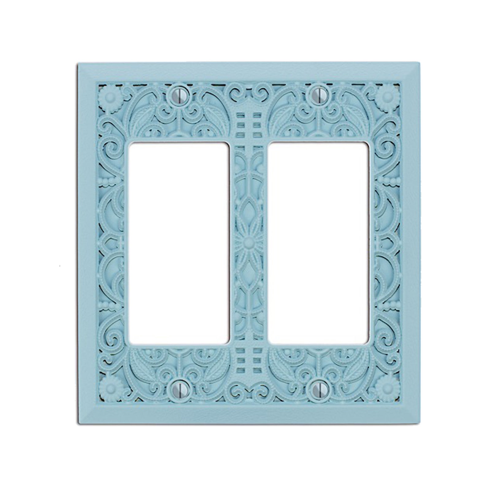 Filigree - Switch Plate and Outlet Cover, Lightswitch Cover - Blue Sky ...